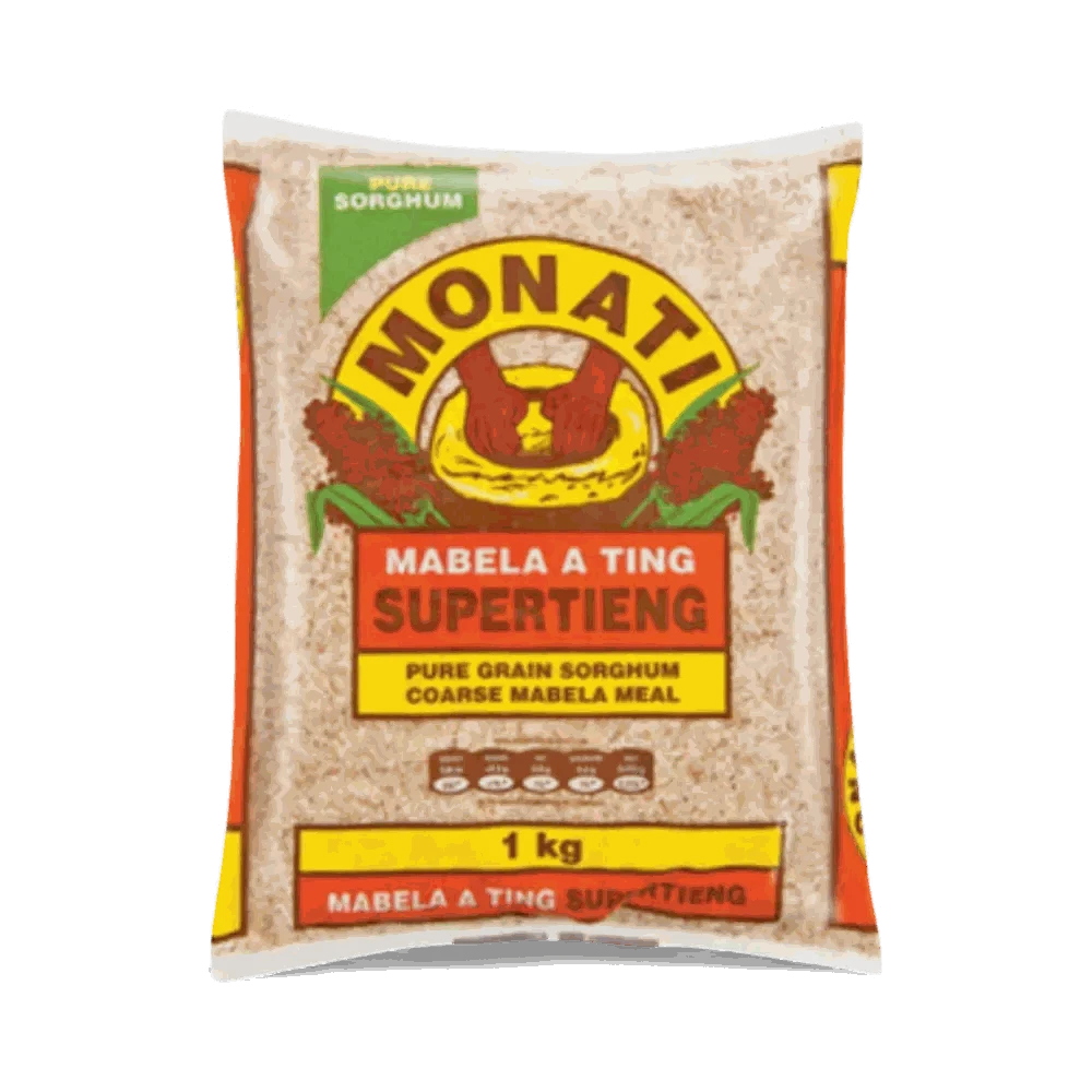 Monati Super Mabela Pure Grain Sorghum Supertieng Coarse 1kg - South ...