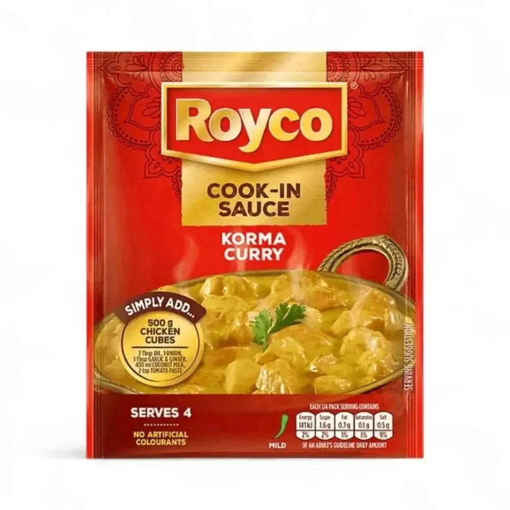 Royco Cook in Sauce Curry Chicken Korma 50g - Authentic South African ...