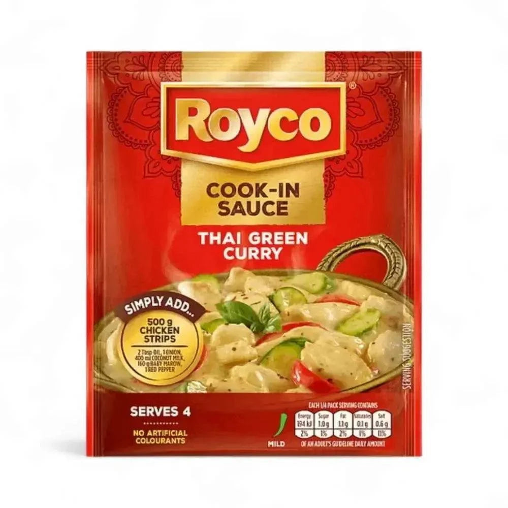 Royco Cook in Sauce Thai Green Curry - 50g | Authentic South African ...