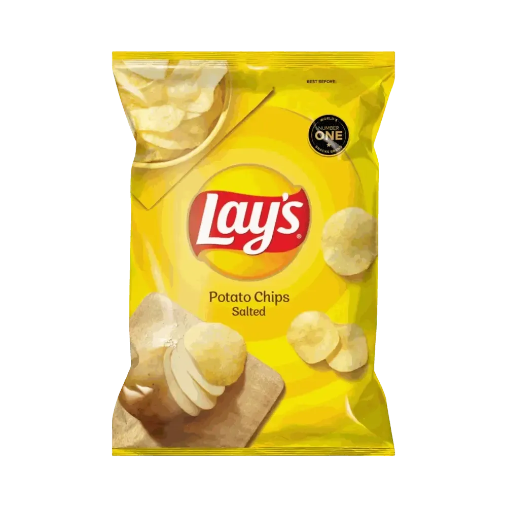 Simba Lay’s Salted Potato Chips - 23g - Perfect for Lunch Boxes - South ...