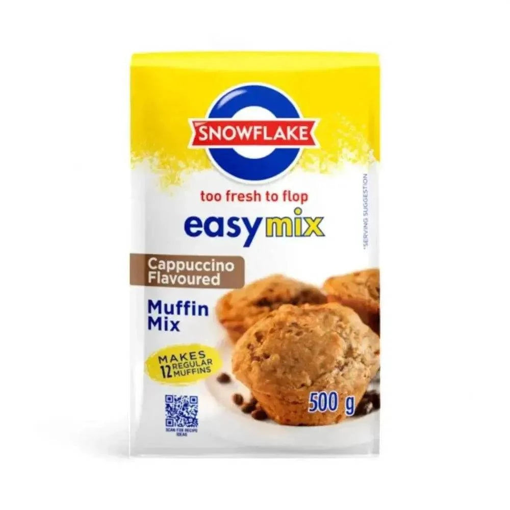 Snowflake Cappuccino Muffin Mix 500g – South African Food Shop, Easy ...