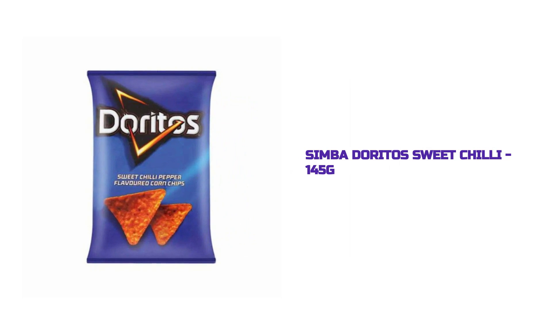 Simba Doritos Sweet Chilli - 145g | Crunchy Sweet & Spicy Chips ...